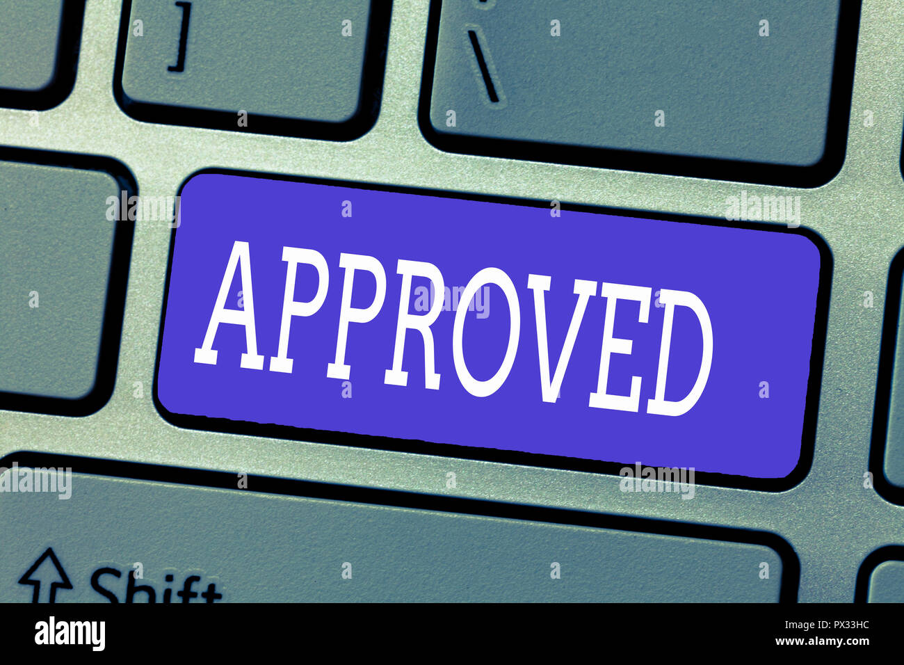 Handwriting Text Approved Concept Meaning Approval Permission To Do Something Confirmation handwriting-text-approved-concept-meaning-approval-permission-to-do-something-confirmation