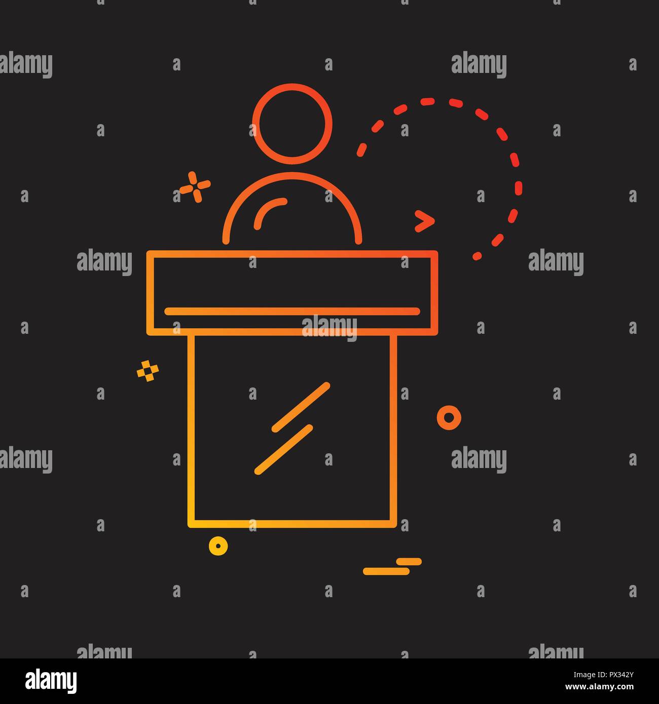 Reception icon design vector Stock Vector Image & Art - Alamy