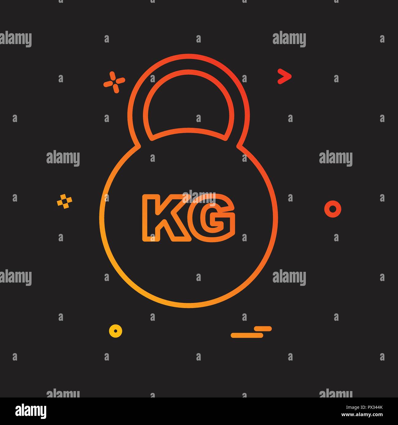 Weight icon design vector Stock Vector Image & Art - Alamy