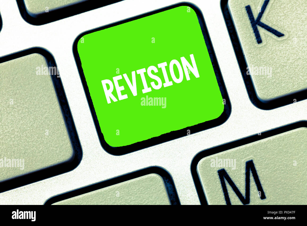 Text sign showing Revision. Conceptual photo revised edition or form ...