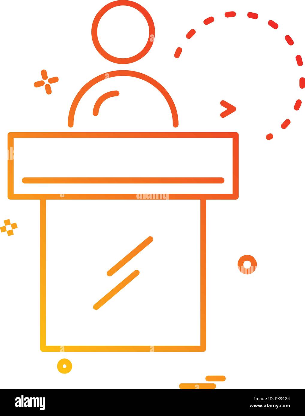 Reception icon design vector Stock Vector Image & Art - Alamy