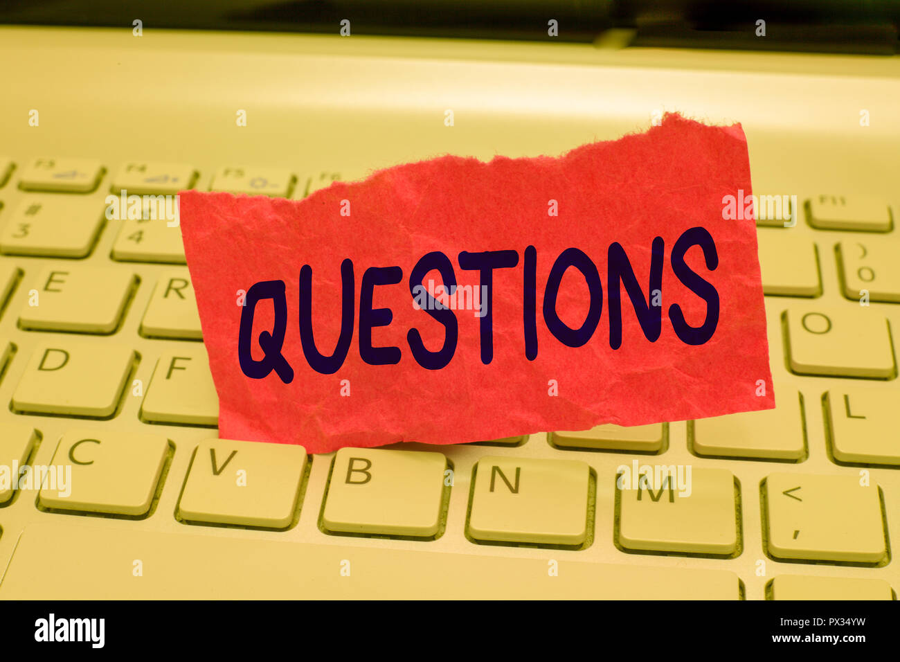 Writing note showing Questions. Business photo showcasing Interrogative ...