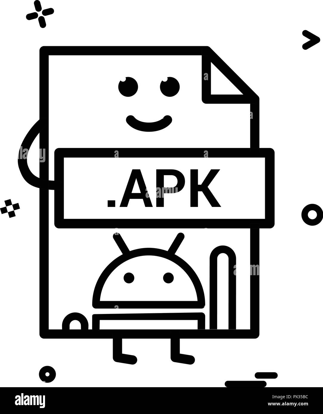 Computer apk file format type icon vector design Stock Vector Image ... Computer apk file format type icon vector design Stock Vector Image ...