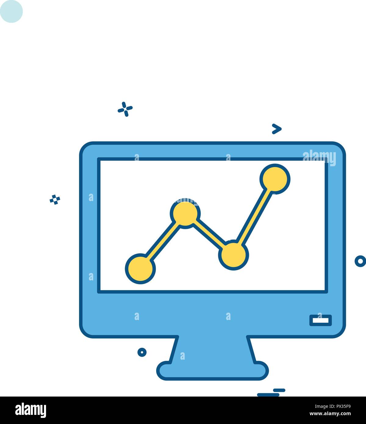 Screen icon design vector Stock Vector Image & Art - Alamy