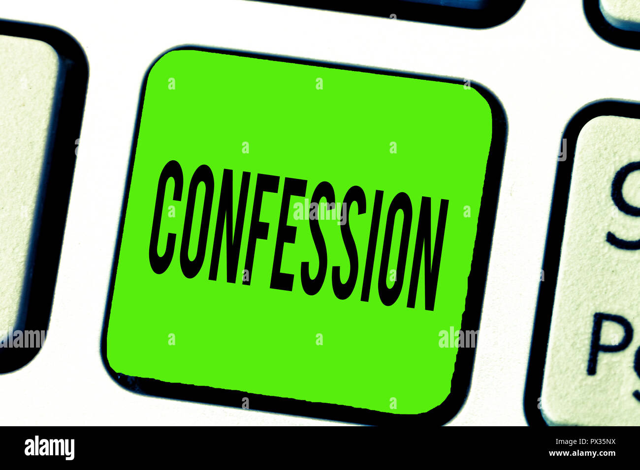 Church Catholic Confession Sign High Resolution Stock Photography and ...