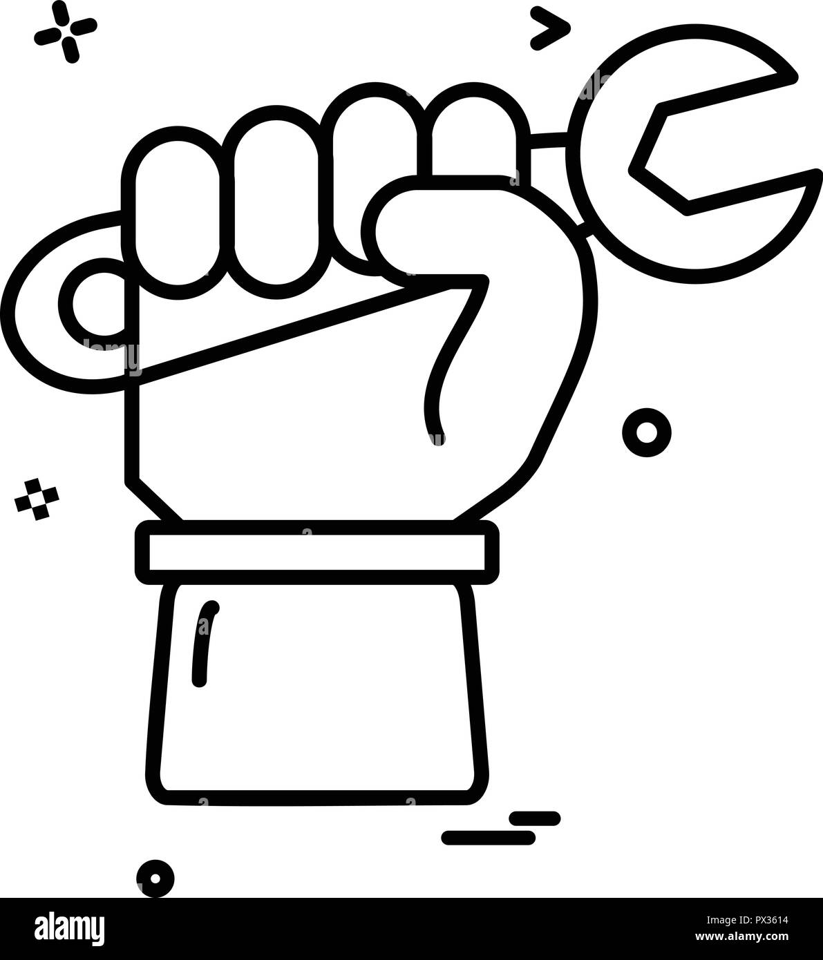 Labour day icon design vector Stock Vector Image & Art - Alamy