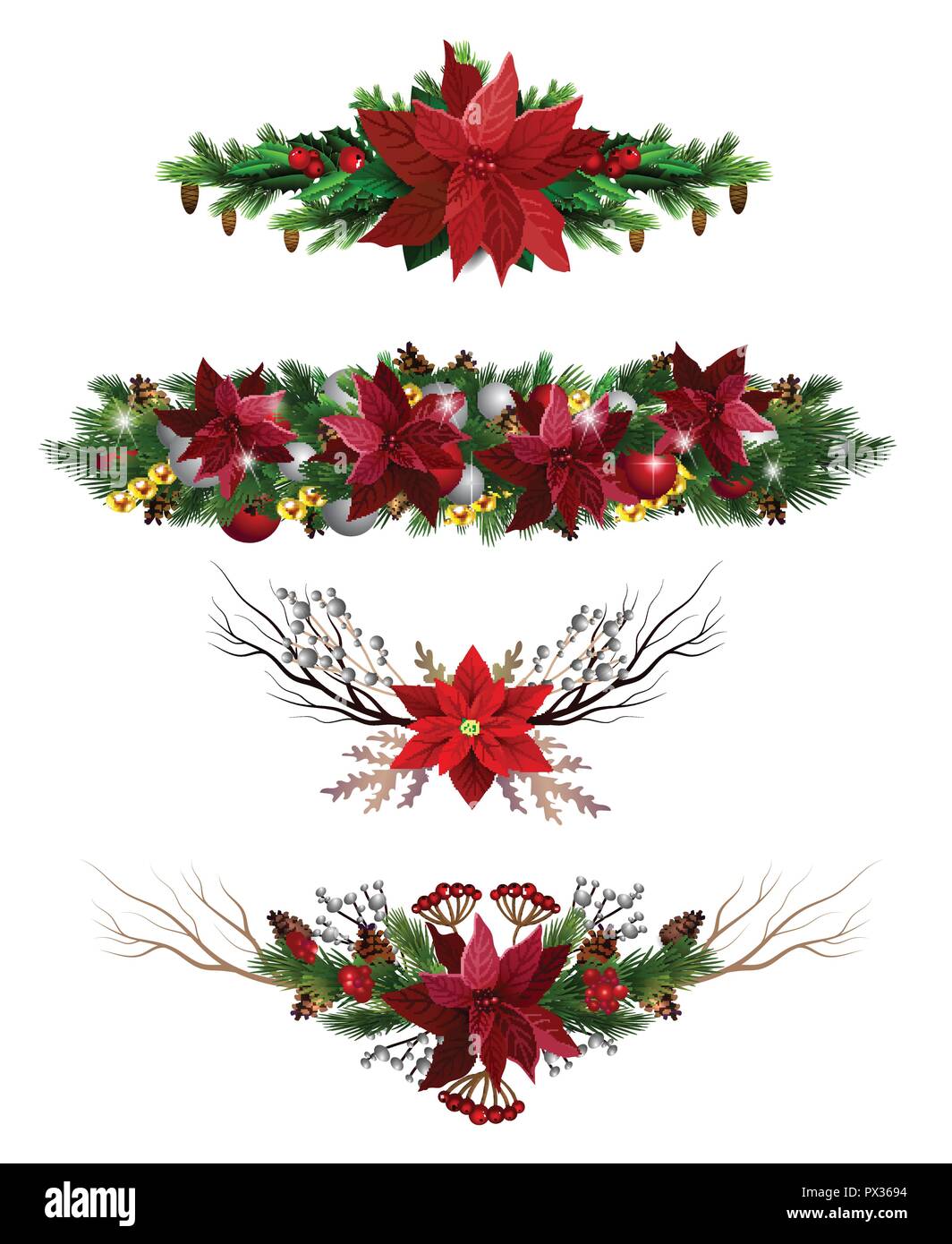 Christmas elements for your designs Stock Vector Image & Art - Alamy