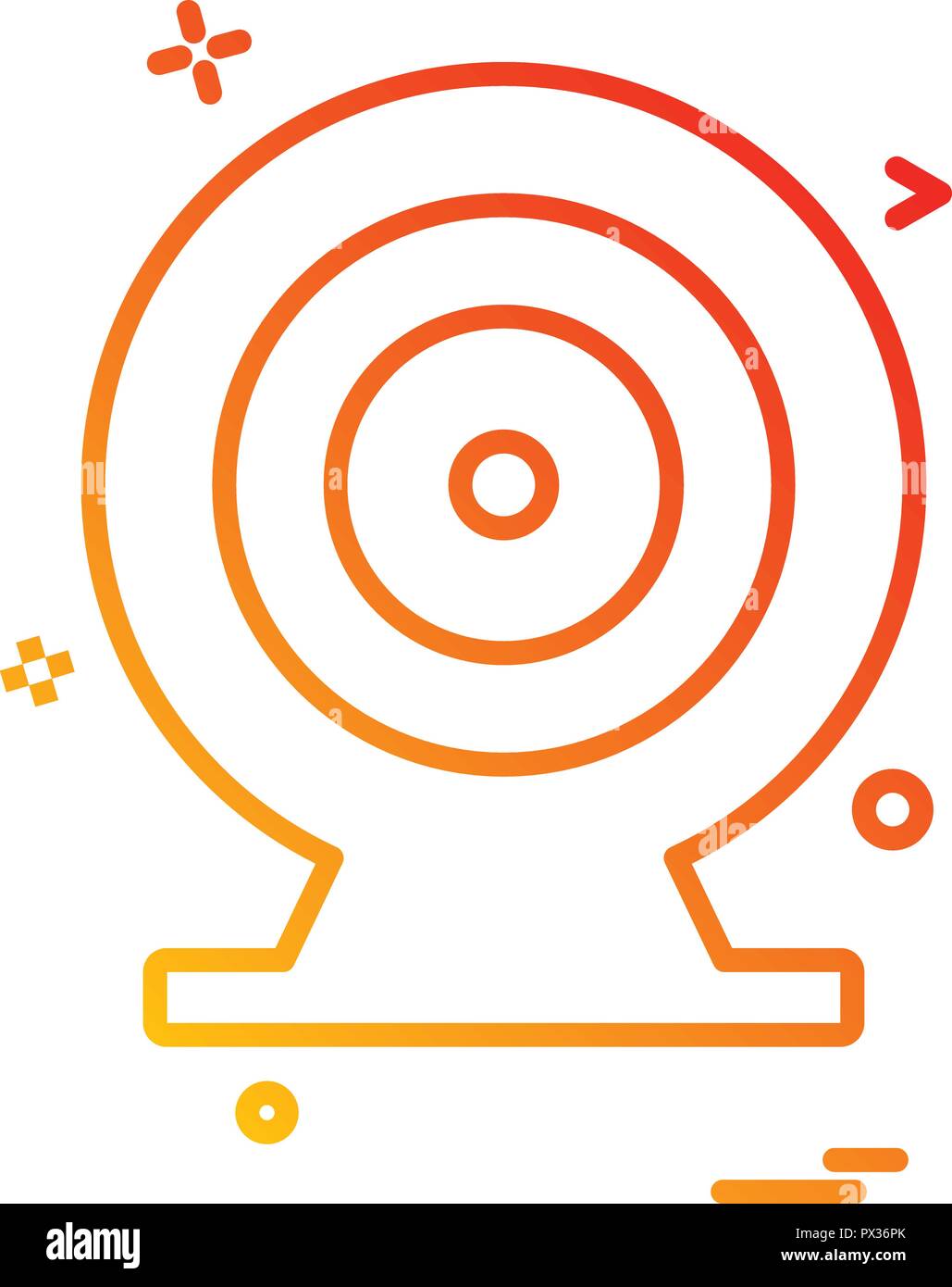 Dart icon design vector Stock Vector Image & Art - Alamy