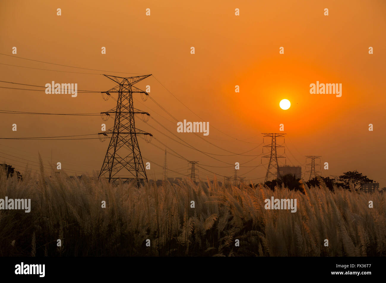 Indian electricity pylon hi-res stock photography and images - Alamy