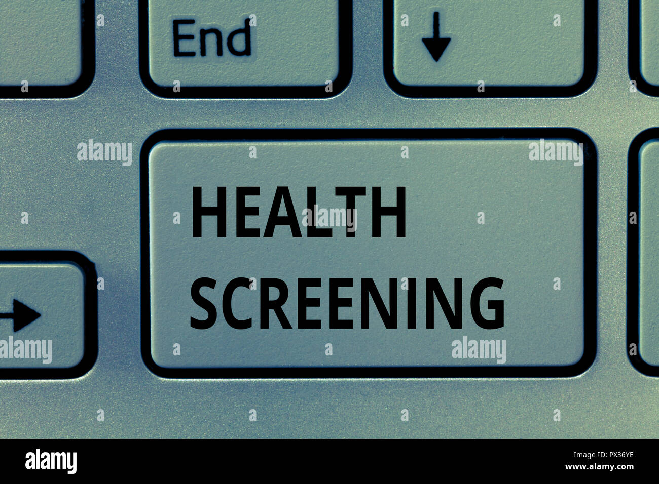 Text sign showing Health Screening. Conceptual photo targeted ...