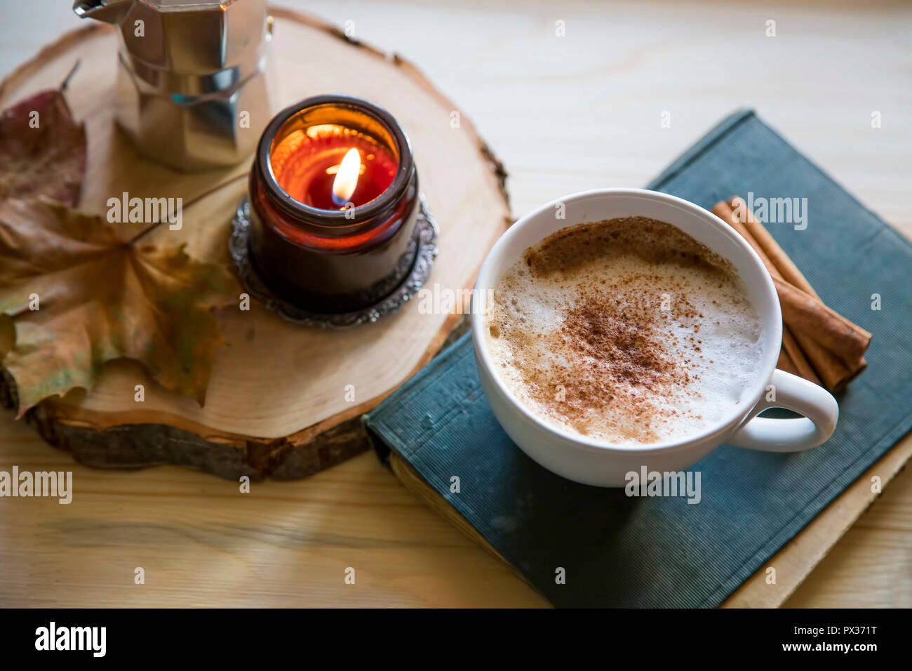 Autumn morning coffee hi-res stock photography and images - Alamy