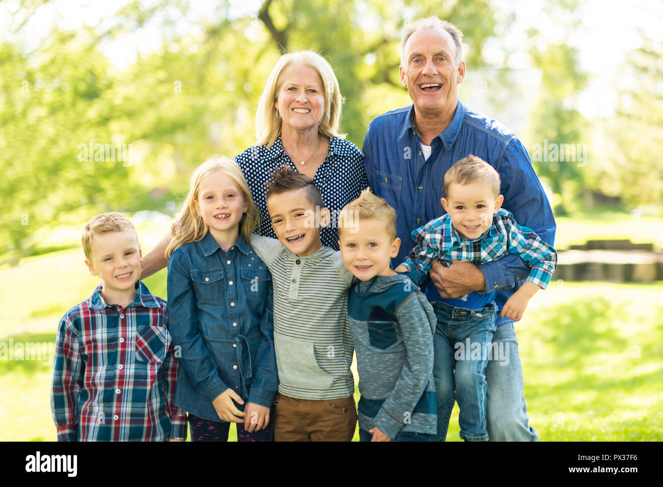 Outdoor senior children hi-res stock photography and images - Alamy