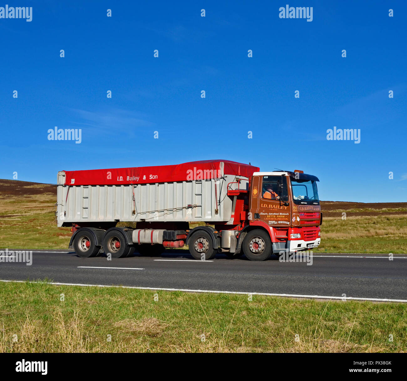 I.D.Bailey & Son, Farmers and Agricultural Merchants HGV. M6 motorway ...