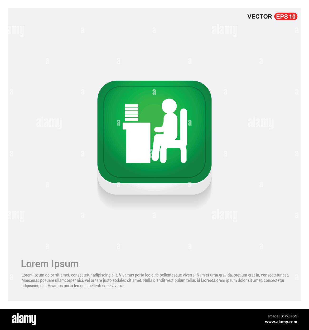 Woman behind computer Stock Vector Images - Alamy