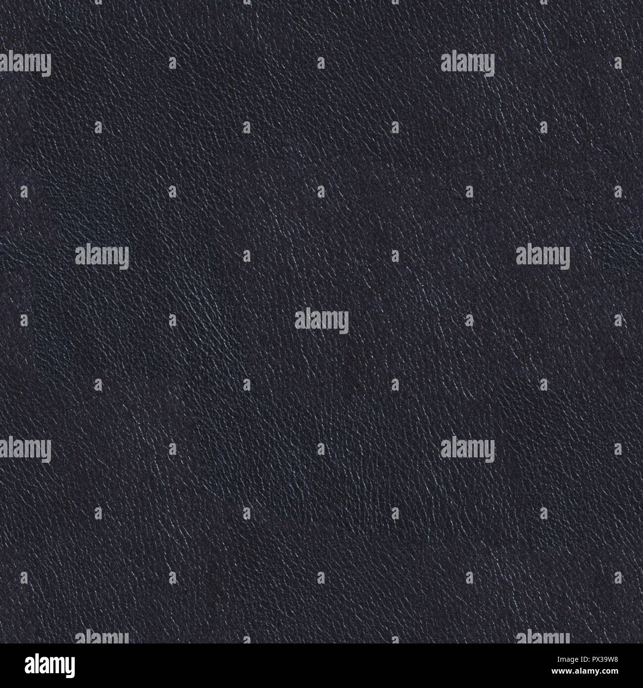 Texture of dark blue leather on macro. Seamless square background Stock ...