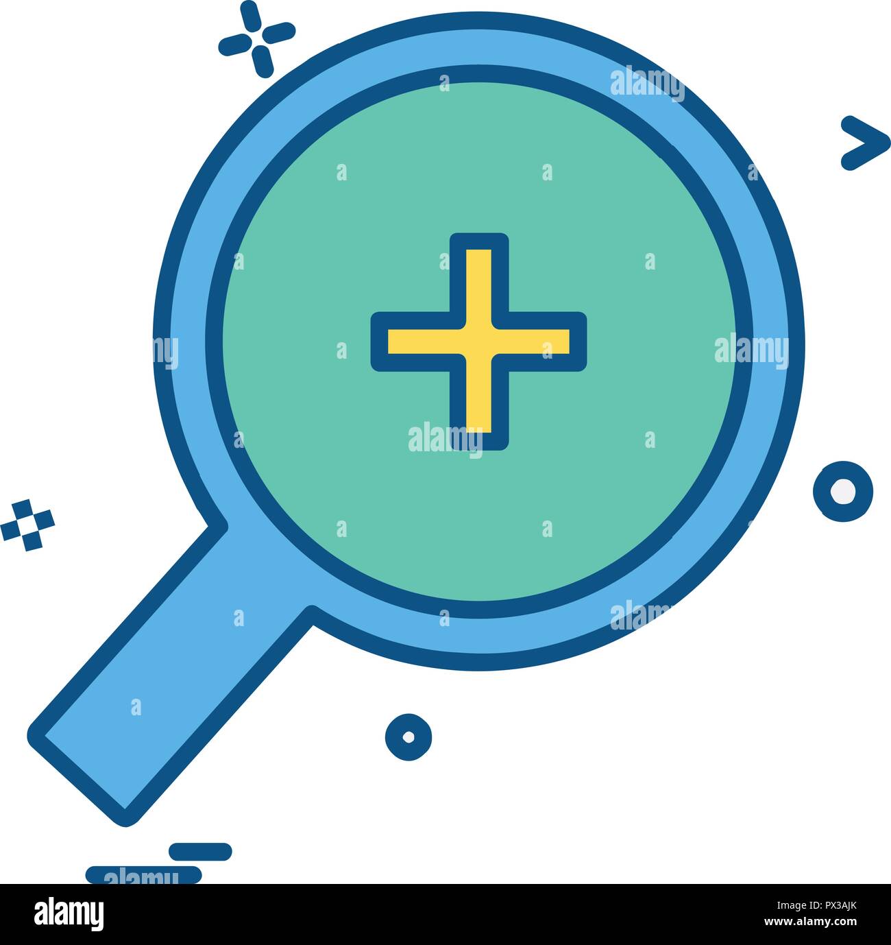 Zoom icon design vector Stock Vector Image & Art - Alamy