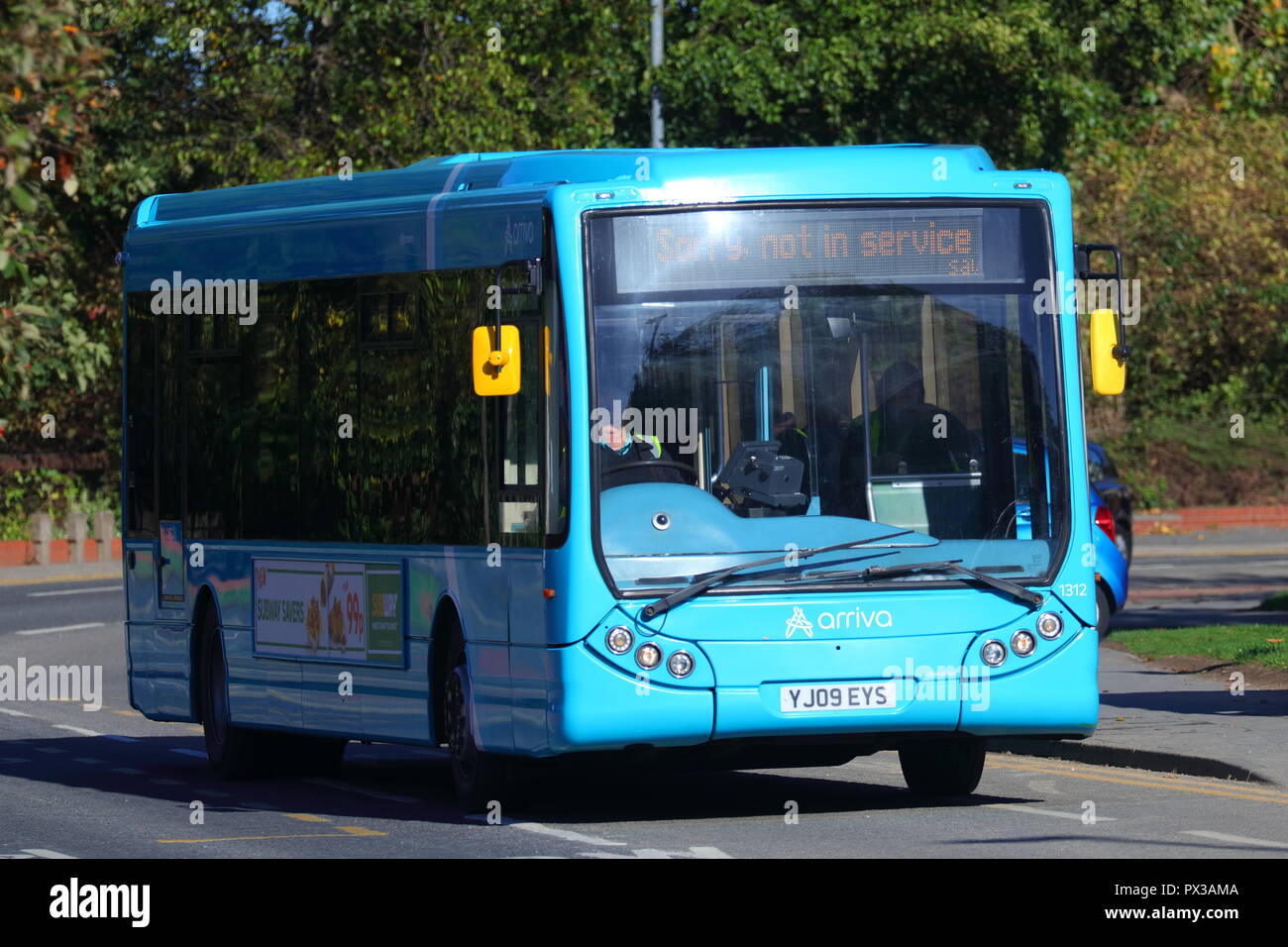 Arriva blue bus hi-res stock photography and images - Alamy
