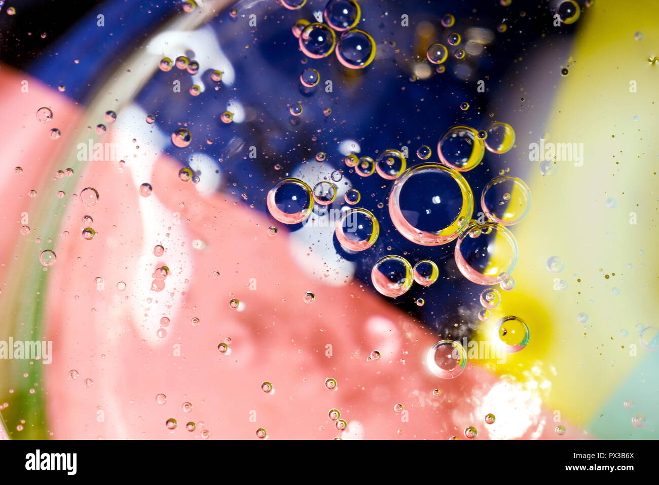 texture of bubbles on colorful background Stock Photo - Alamy