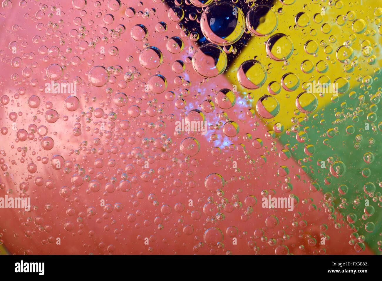 texture of bubbles on colorful background Stock Photo - Alamy