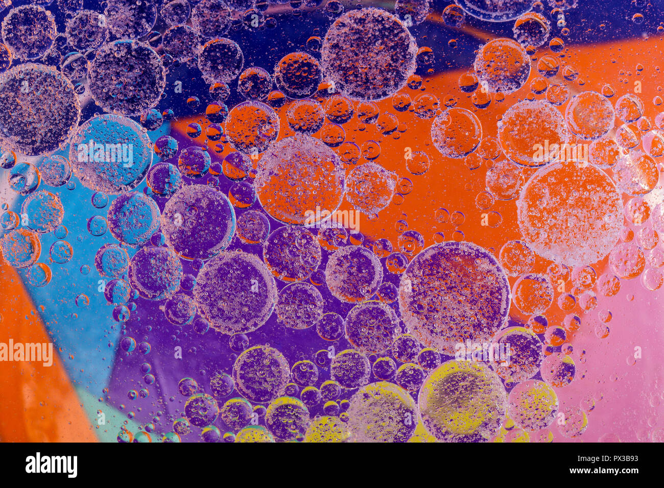 texture of bubbles on colorful background Stock Photo - Alamy