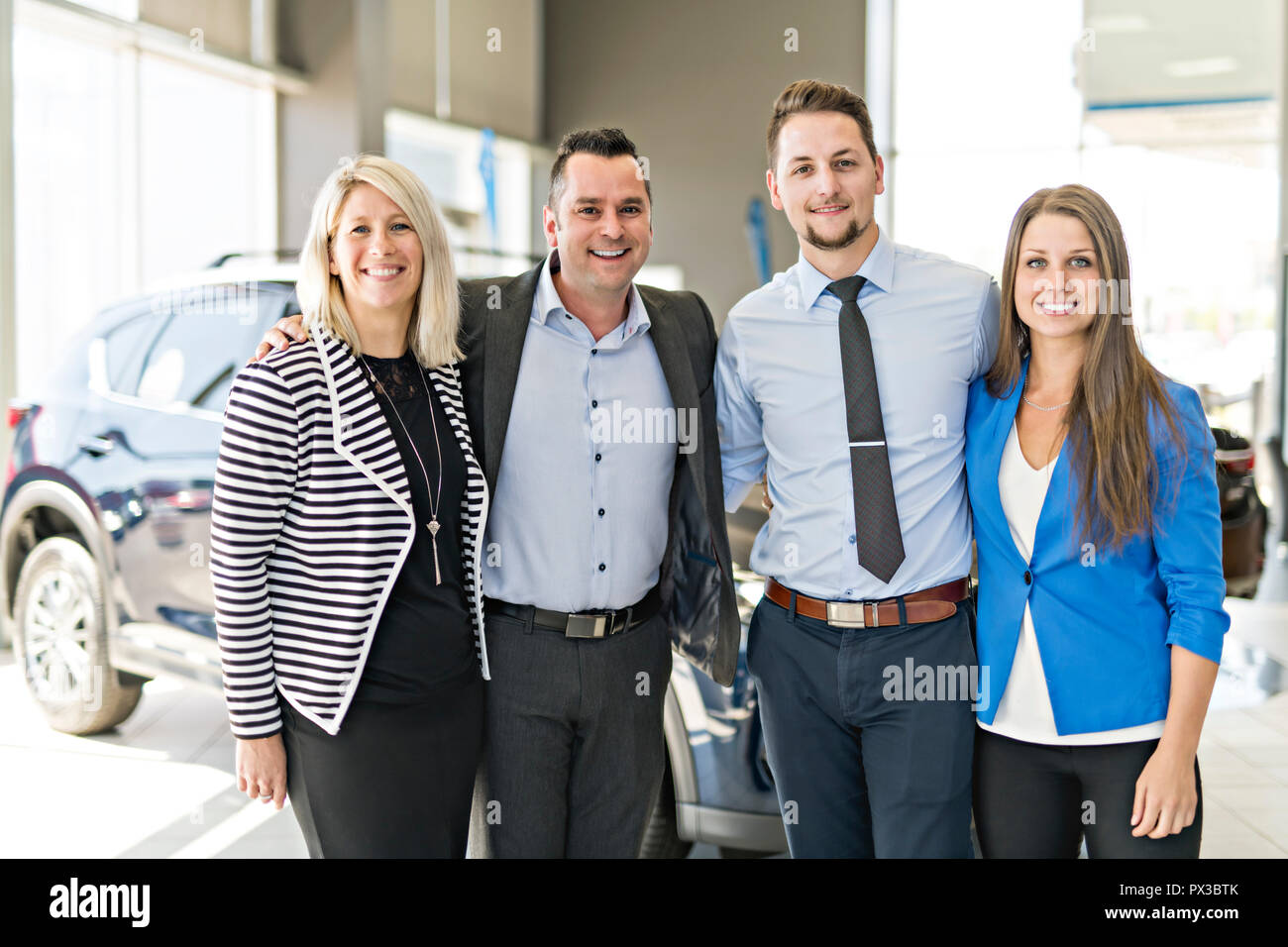 Car employee meeting hi-res stock photography and images - Alamy
