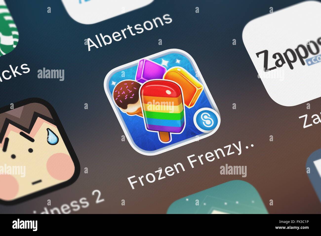 Frozen frenzy mania hi-res stock photography and images - Alamy