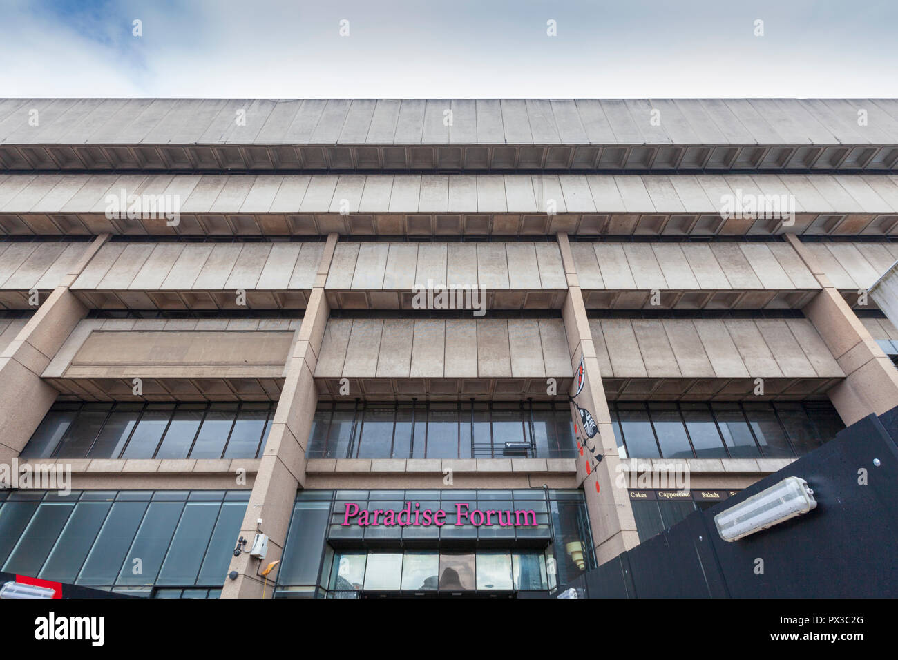 The old Birmingham Central Library shortly before demolition in 2016 ...