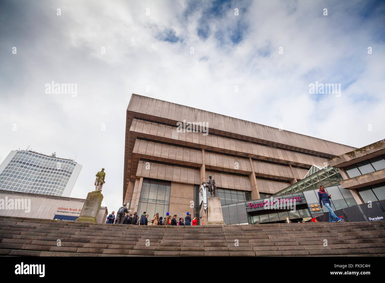 The old Birmingham Central Library shortly before demolition in 2016 ...