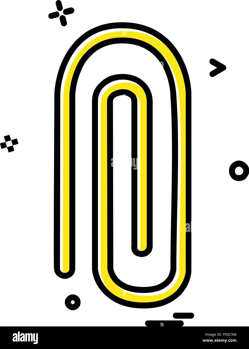 Paper pin icon design vector Stock Vector Image & Art - Alamy