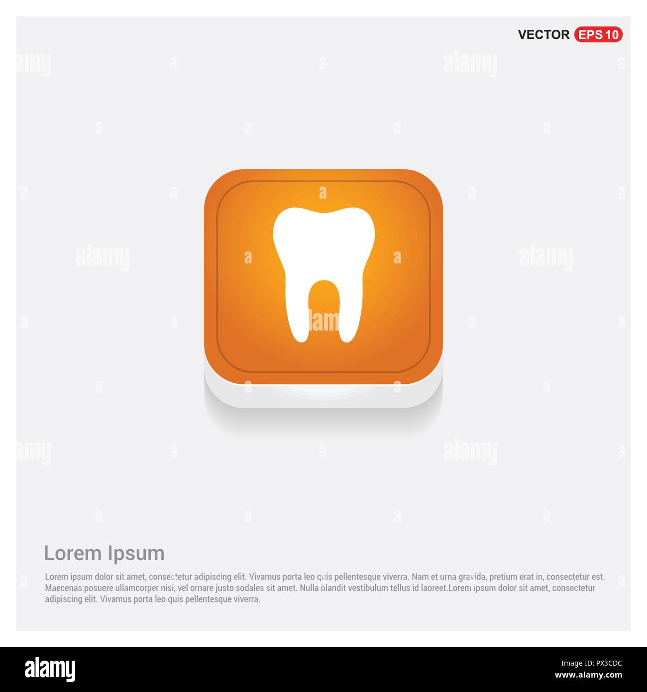 Vector Tooth Icon Stock Vector Image & Art - Alamy