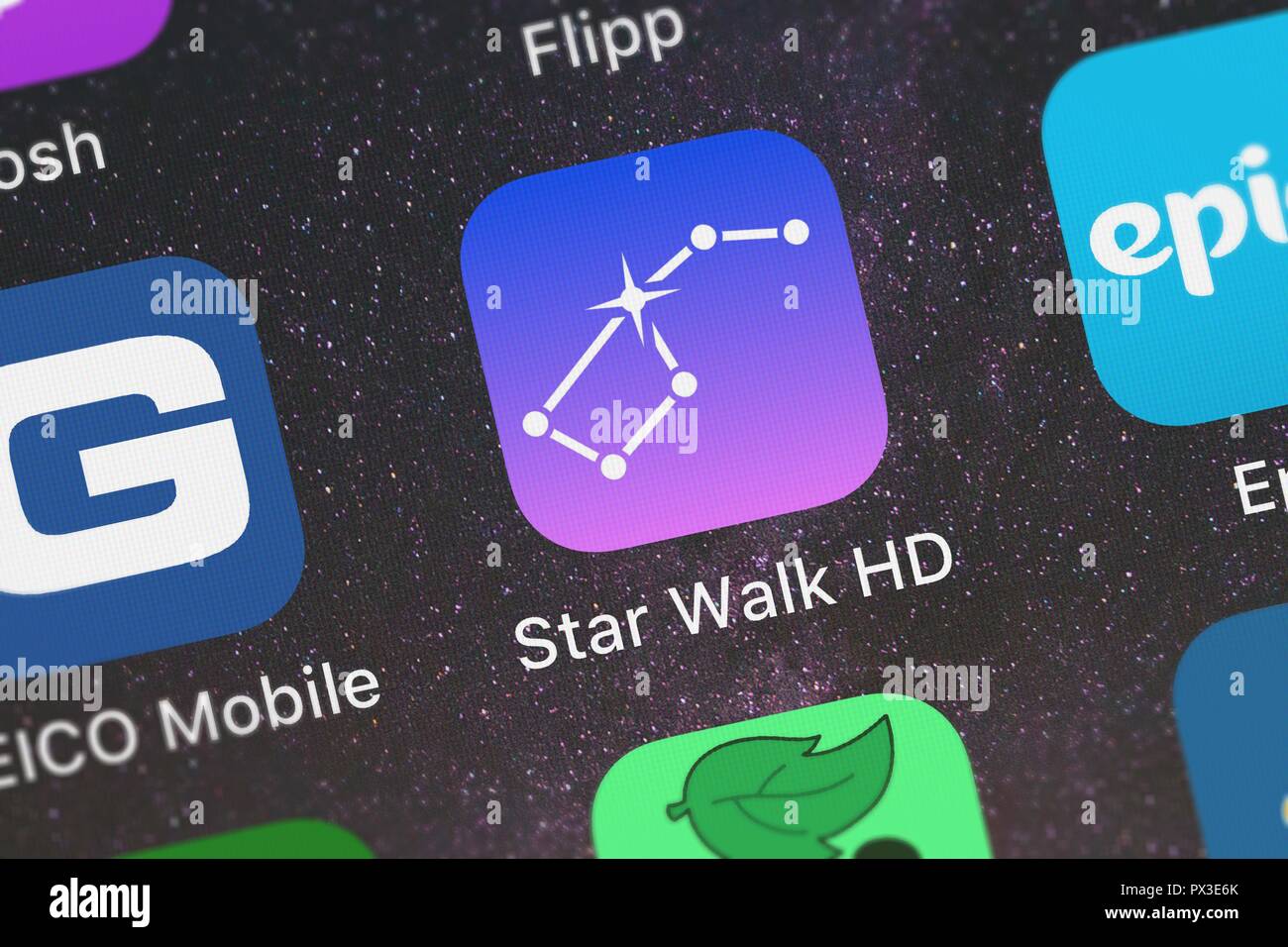 Night sky guide mobile hi-res stock photography and images - Alamy