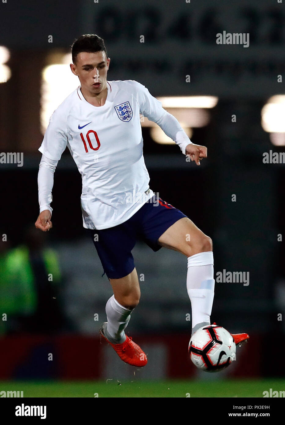 England U21's Phil Foden Stock Photo - Alamy