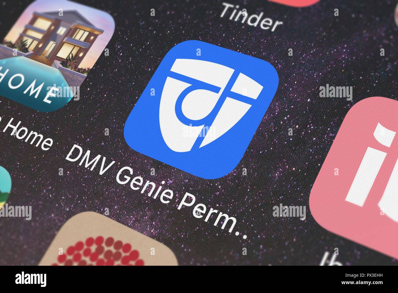 London, United Kingdom - October 19, 2018: Close-up shot of Elegant ...