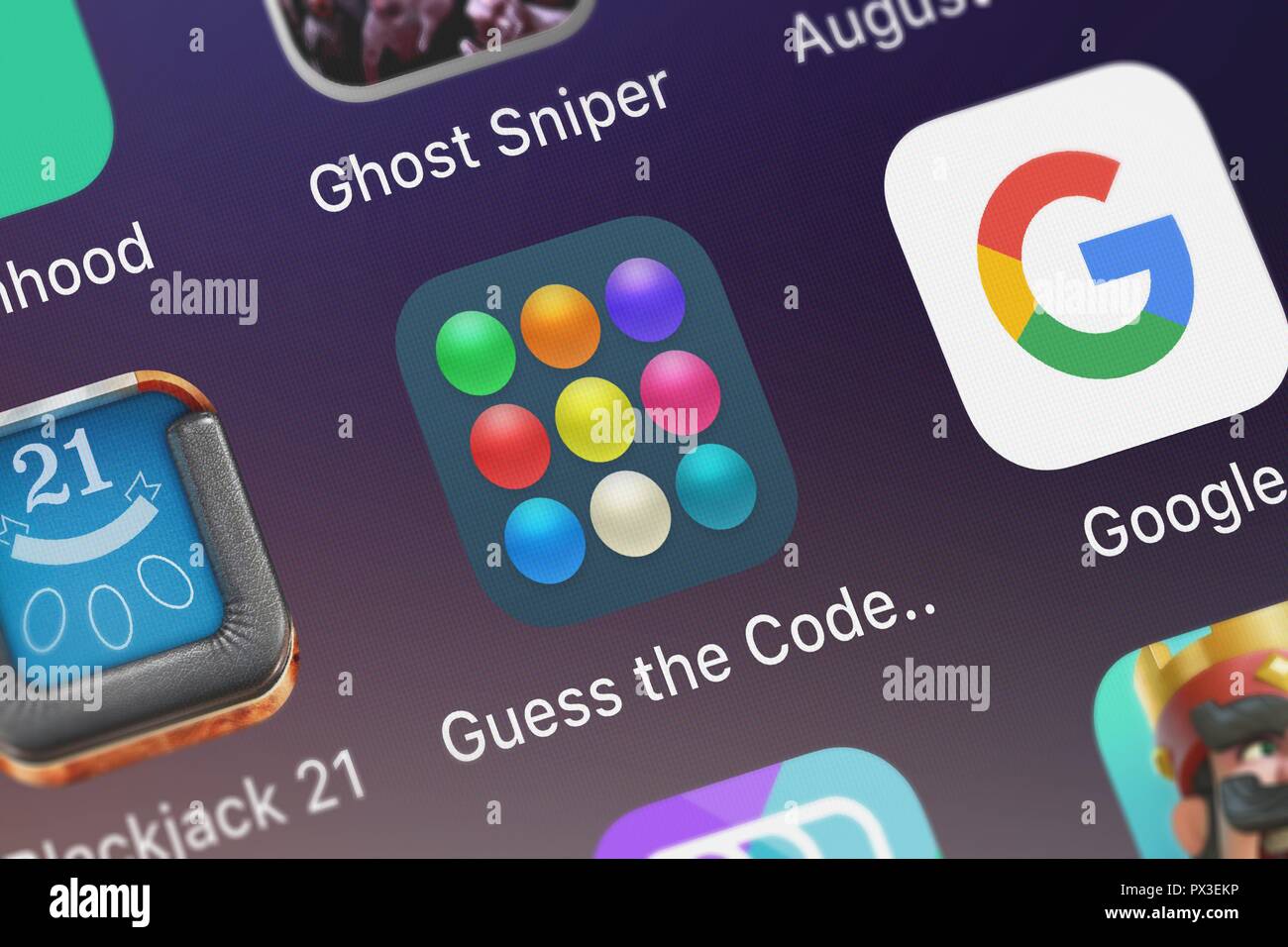 Guess the code hd hi-res stock photography and images - Alamy