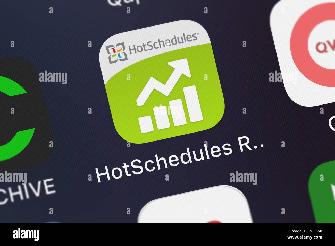 Hotschedules reveal hi-res stock photography and images - Alamy