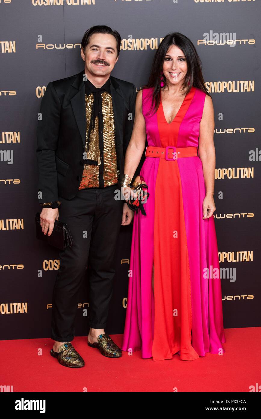 Eugenio Loarce & lourdes Comas attends the prices 'Cosmopolitan ...