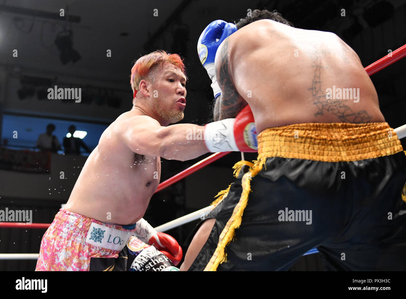Tokyo, Japan. 25th Sep, 2018. (L-R) Kyotaro Fujimoto (JPN), Suthat ...
