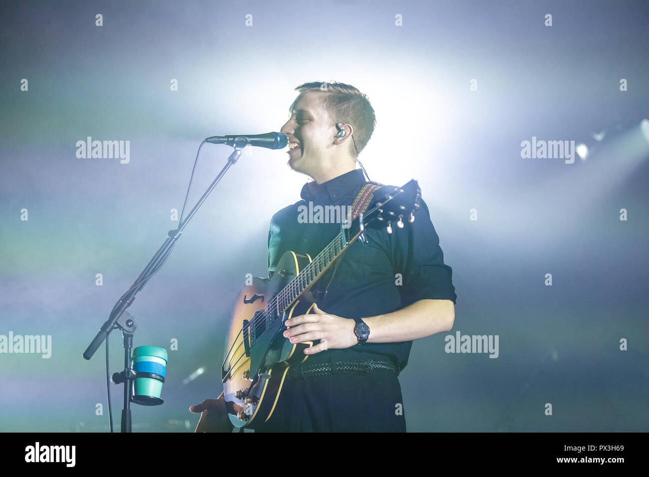 Denmark, Copenhagen - October 18, 2018. The English singer, songwriter ...