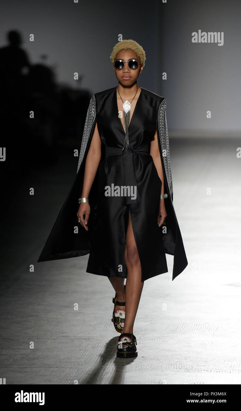 V&A, London, UK. 19 October 2018. A retrospective catwalk show at the ...