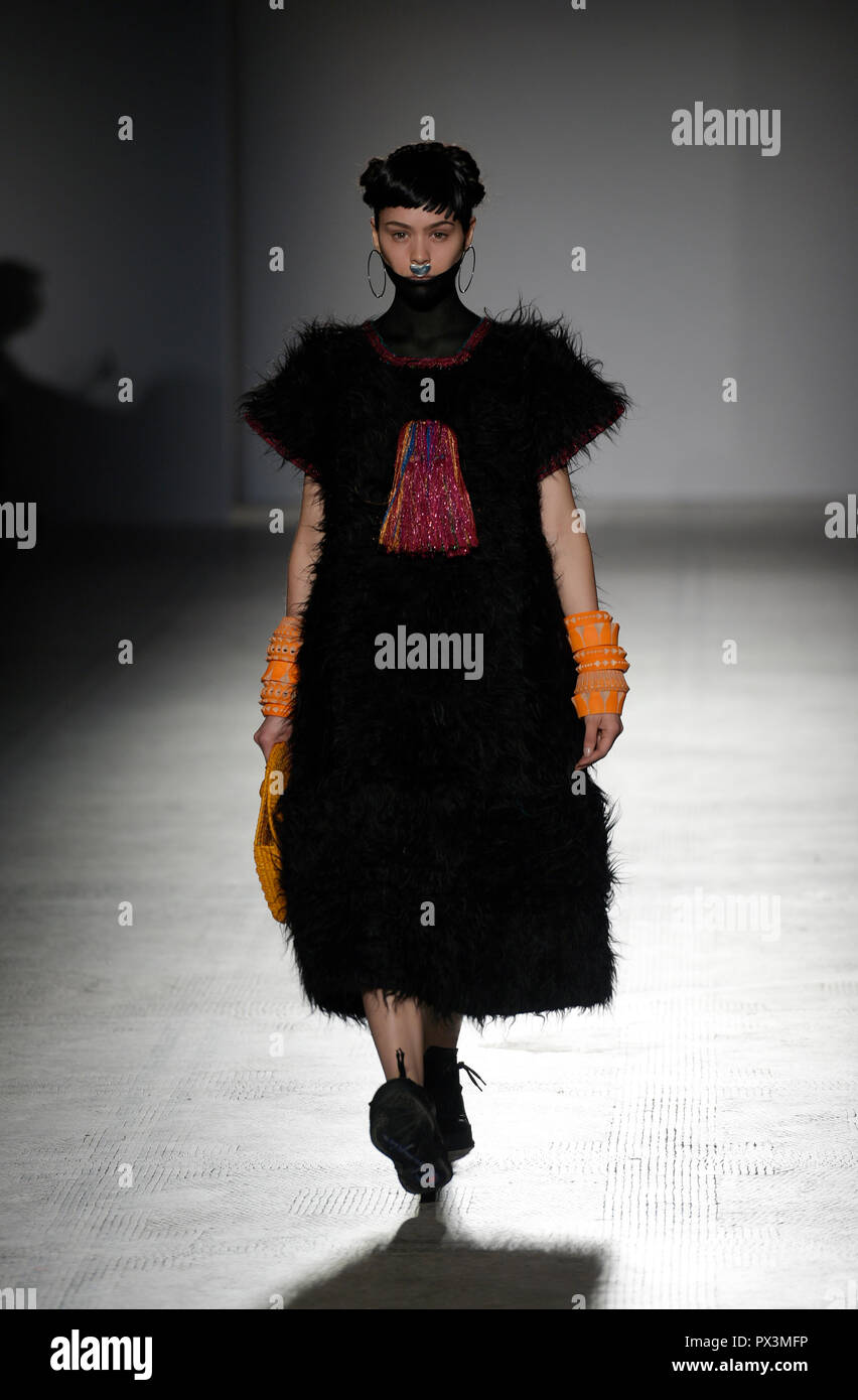 V&A, London, UK. 19 October 2018. A retrospective catwalk show at the ...