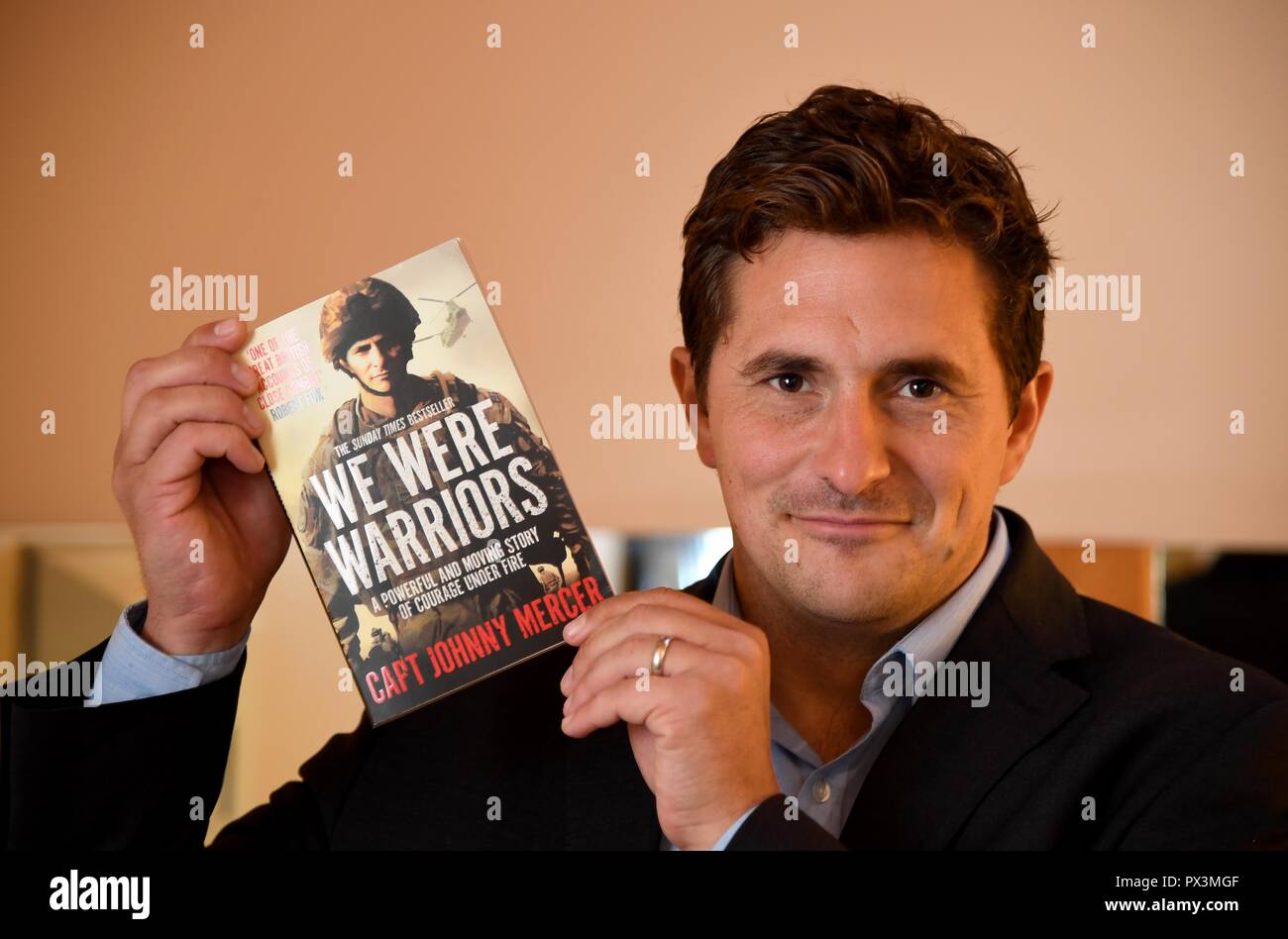 Dorchester, UK. 19th Oct 2018. Johnny Mercer MP arrives at Dorchester ...