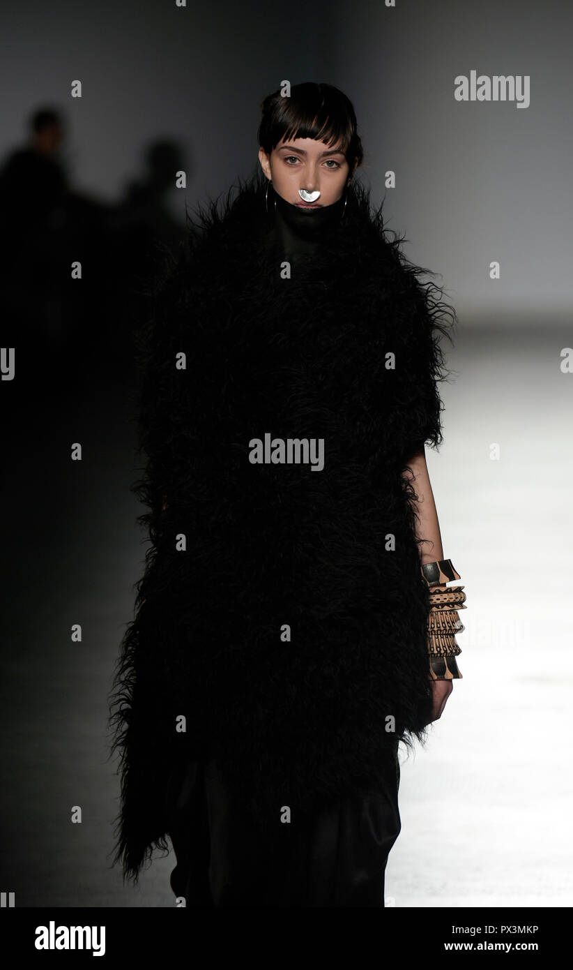 V&A, London, UK. 19 October 2018. A retrospective catwalk show at the ...