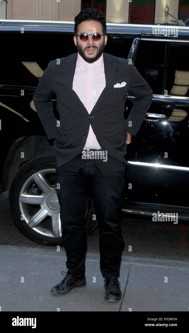 New York, NY, USA. 19th Oct, 2018. Ennis Esmer seen at New York Live to ...