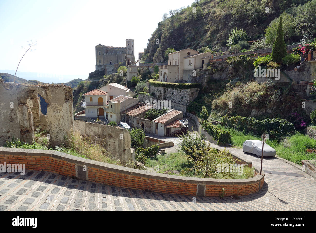 Savoca, Italy. 05th Sep, 2018. 05 September 2018, Italy, Savoca: View ...