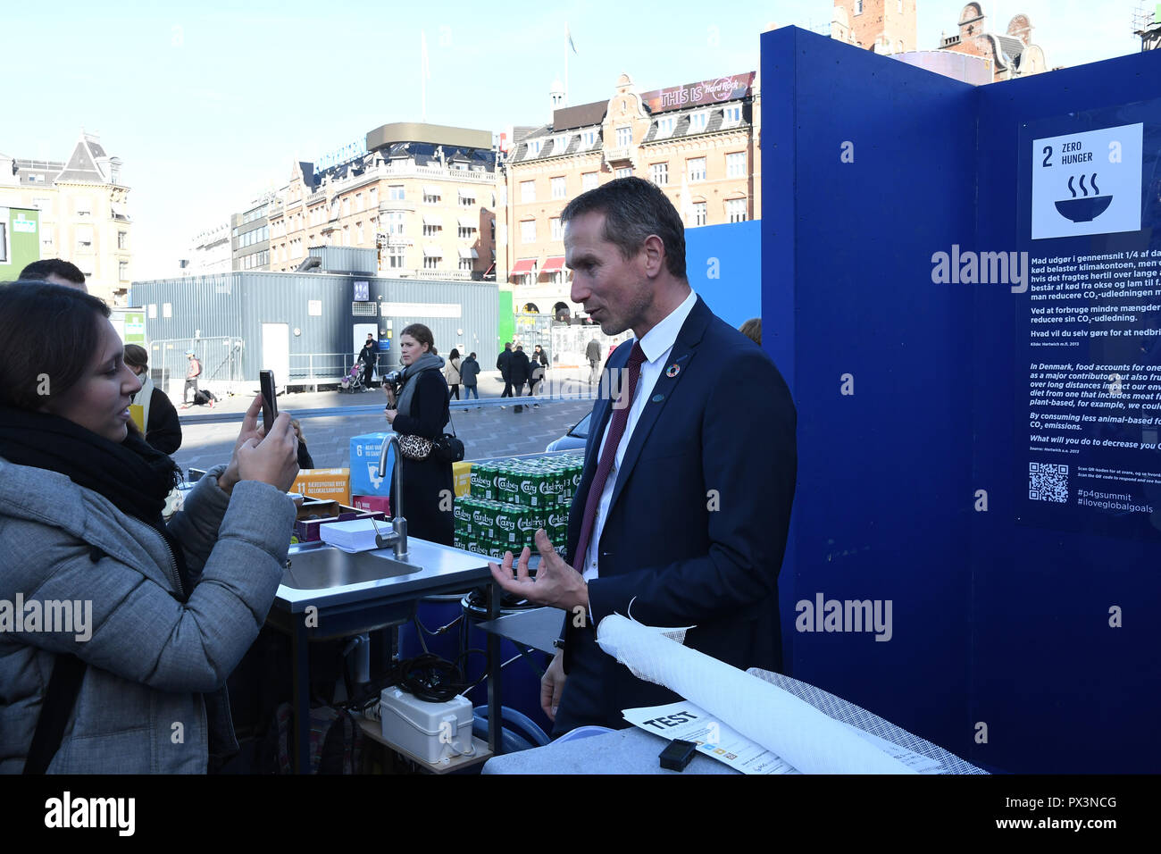 Copenhagen/Denmark 19.October 2018.. Denmark's minister for finance ...