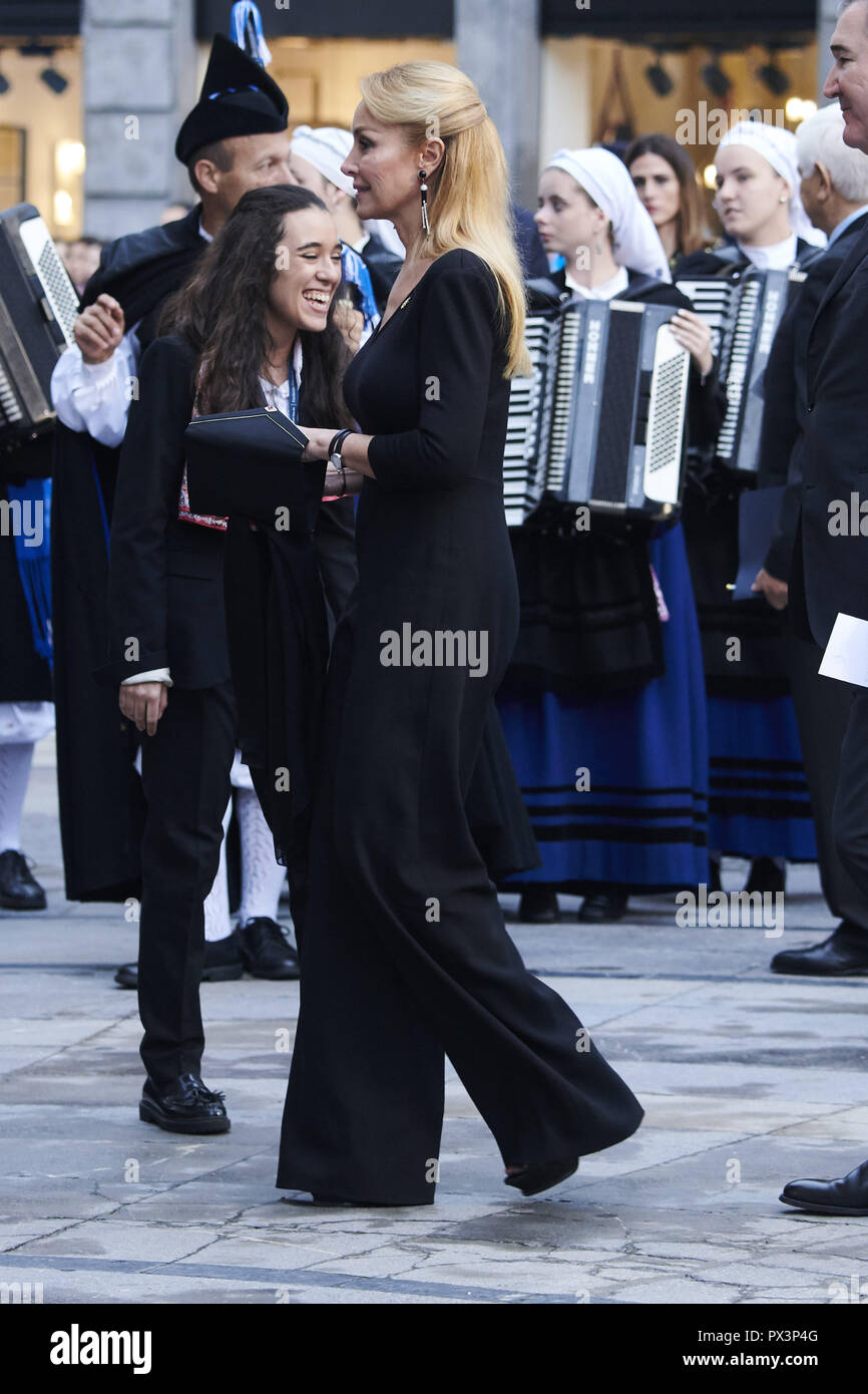 Oviedo, Asturias, Spain. 19th Oct, 2018. Esther Alcocer Koplowitz ...