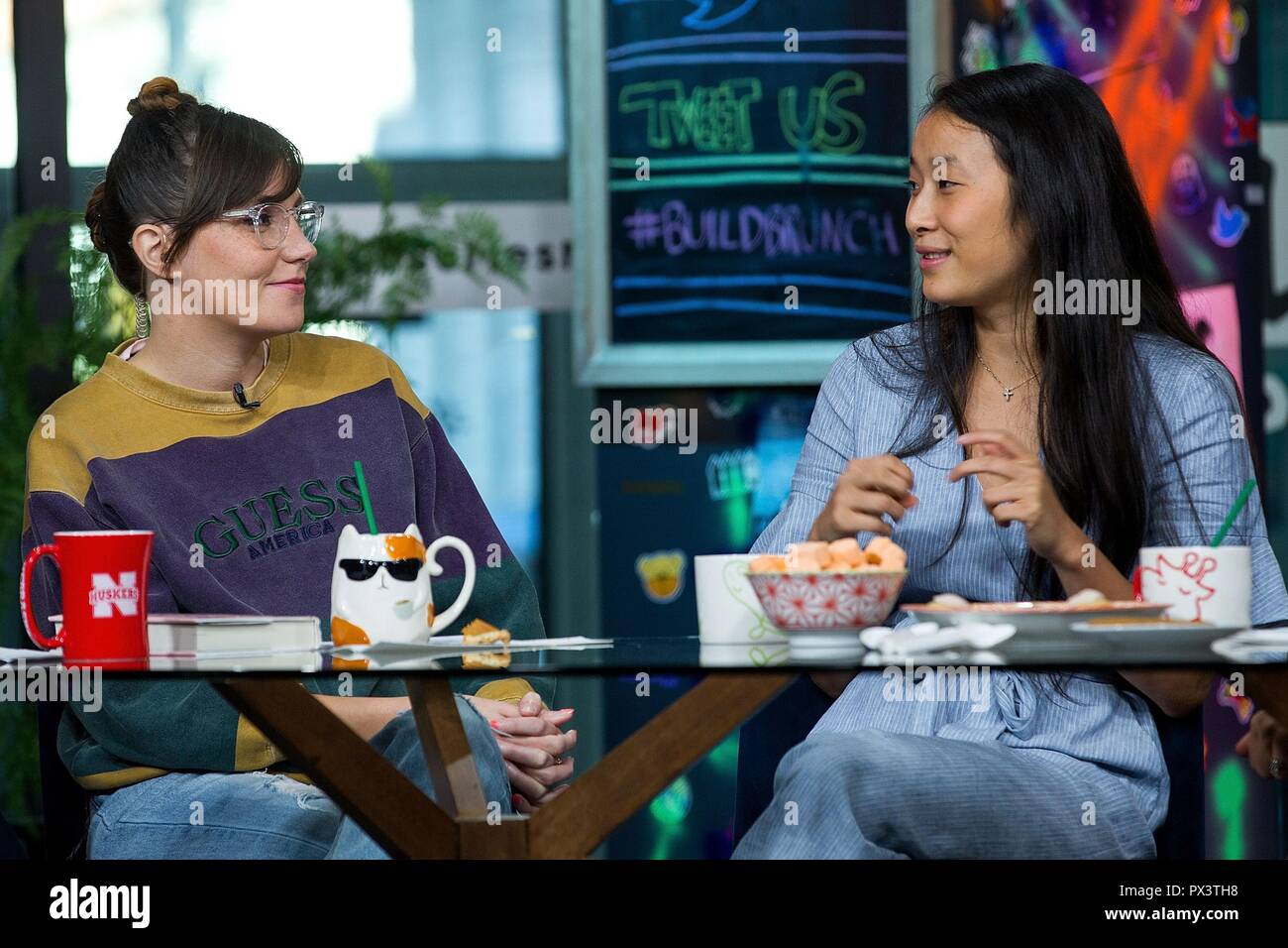 New York, NY, USA. 19th Oct, 2018. Nadya Okamoto out and about for AOL ...