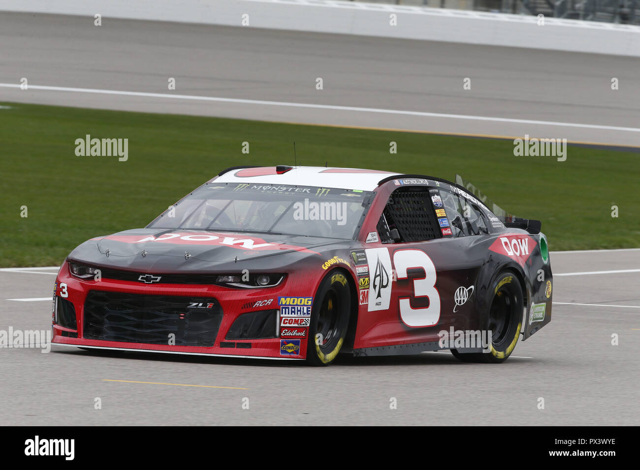 Kansas City, Kansas, USA. 19th Oct, 2018. Austin Dillon (3) hangs out ...