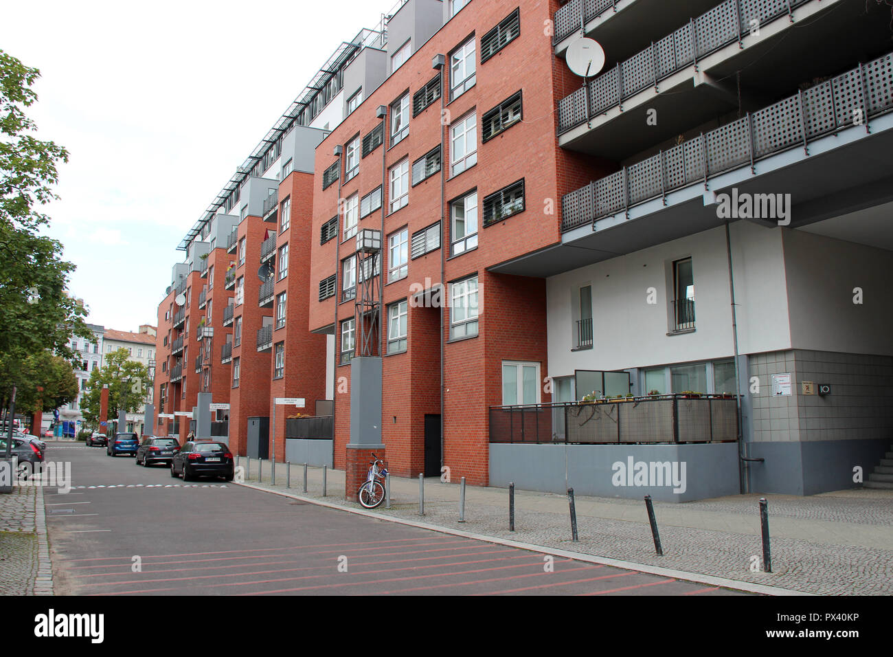 Residential buildings (Am Berlin Museum) in Berlin (Germany Stock Photo ...