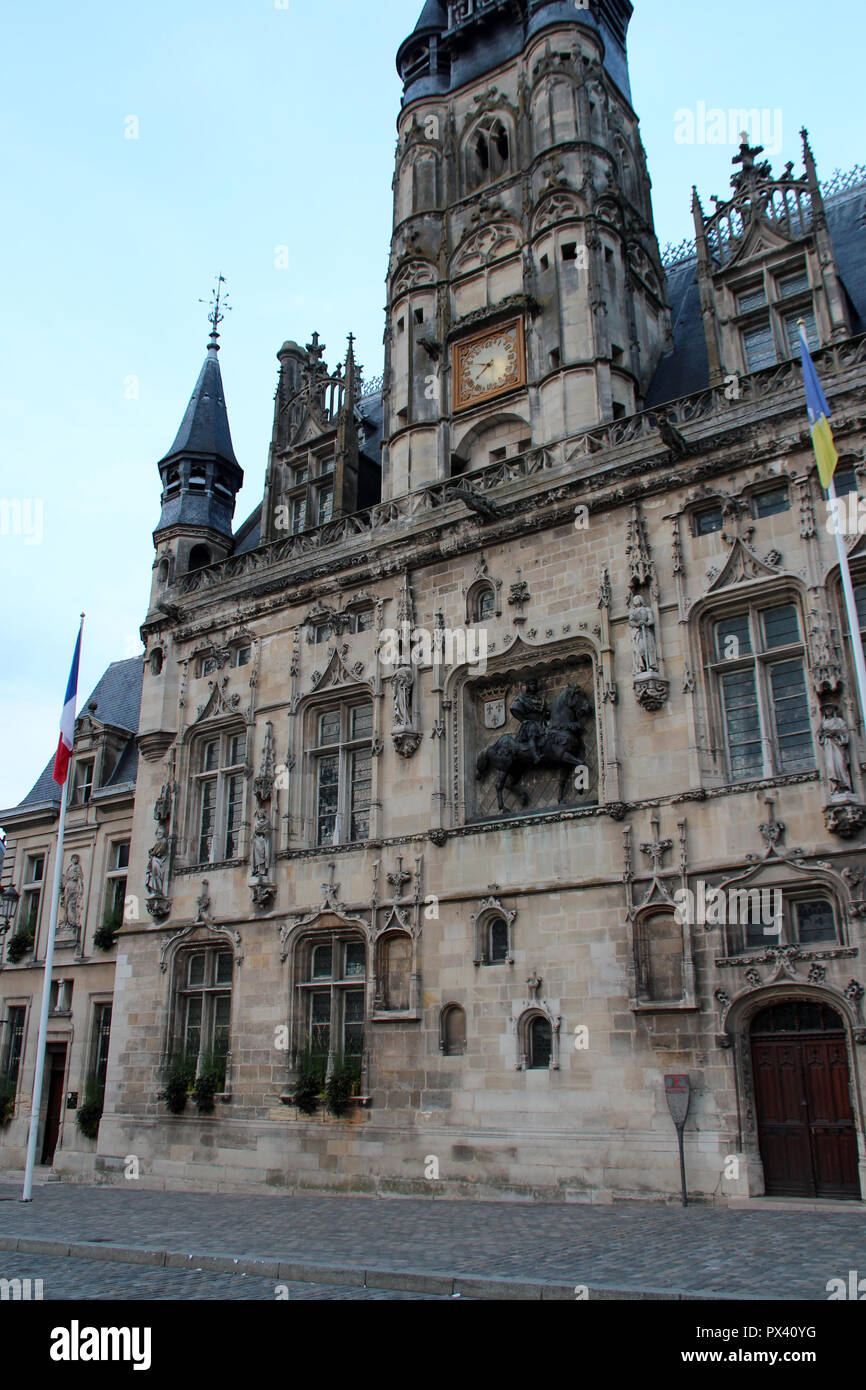 Town hall of compiegne hi-res stock photography and images - Alamy